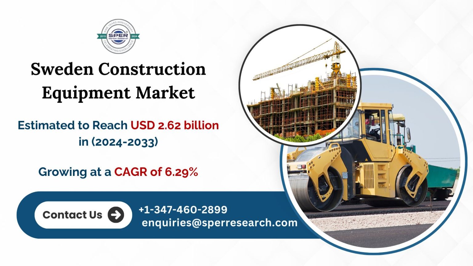 Sweden Construction Equipment Market Size, Share and Growth